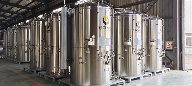 LOX LIN LAR Microbulk Tank 5000L 16bar from China manufacturer ...